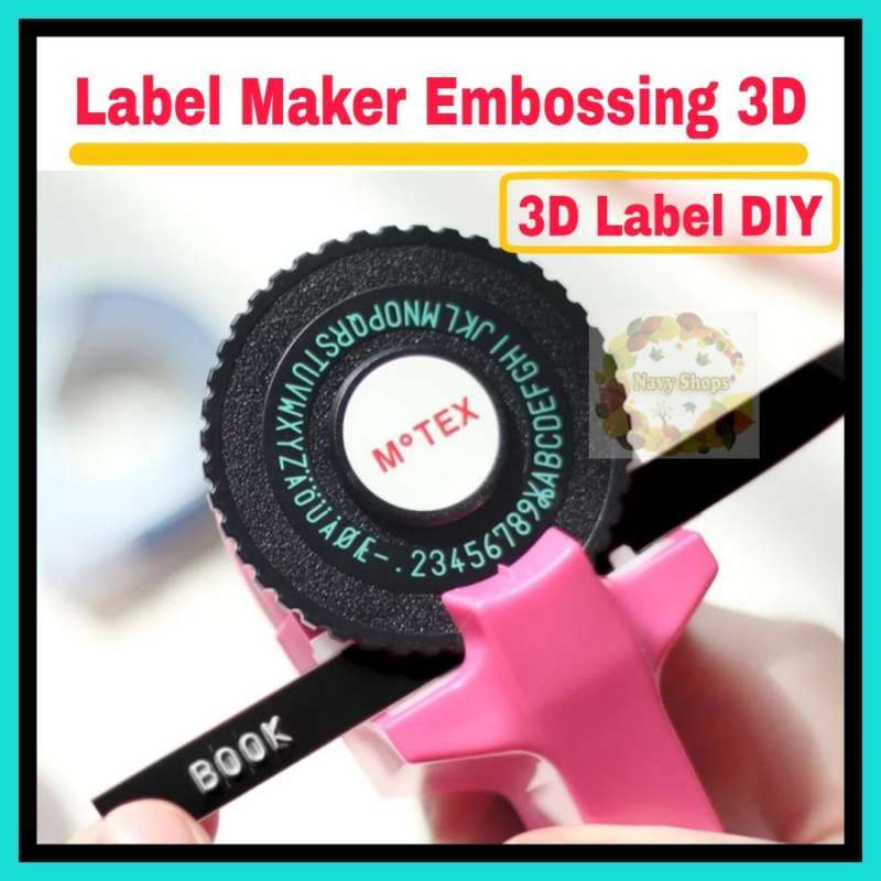 Promo Label Maker Emboss 3D Stiker Label DIY Print Manual Diskon 20% di ...