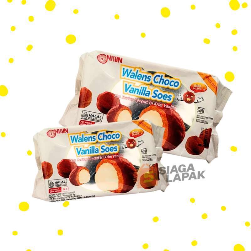 Promo Walens Soes Choco Vanilla 100gr nissin Sus Kering Coklat Vanila ...