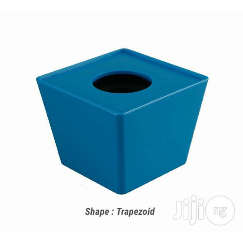 Promo New Trapezoid Shape Logo Microphone Flag Station Promo - Biru ...