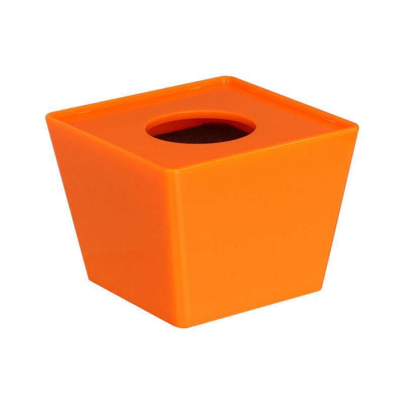 Promo New Trapezoid Shape Logo Microphone Flag Station Promo - Orange ...