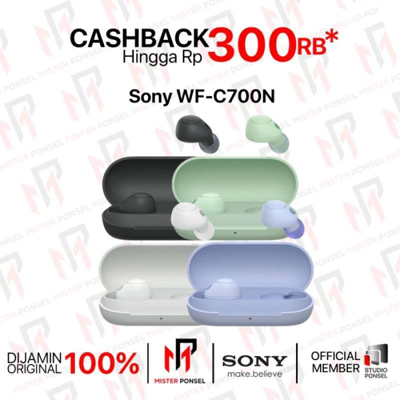 Promo Sale Sony Wf C700N / Wf C700 / Wfc700 / C700 Tws Resmi Terbaik ...