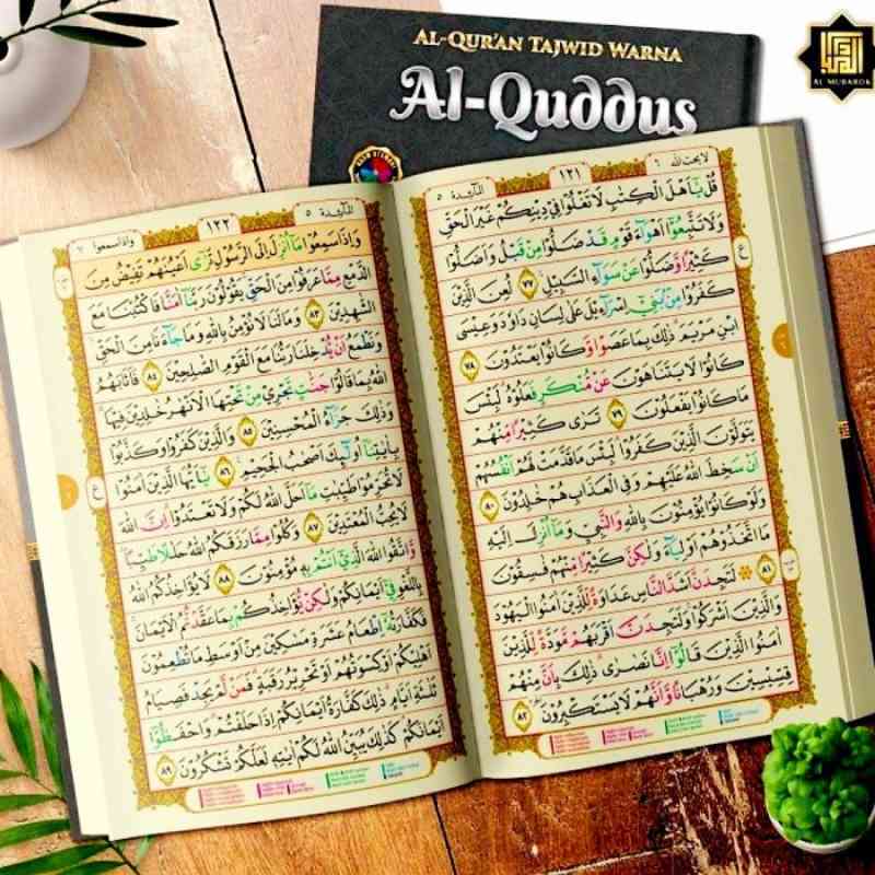 Jual Al Quran Tajwid Warna Al Quddus - Mushaf Alquran Alquddus Ukuran ...