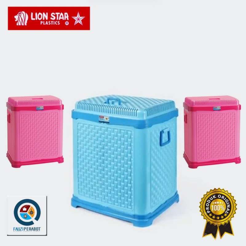 Jual Keranjang Baju kotor Lion Star - Joy Laundry Box ( Medium) LB-2 di ...