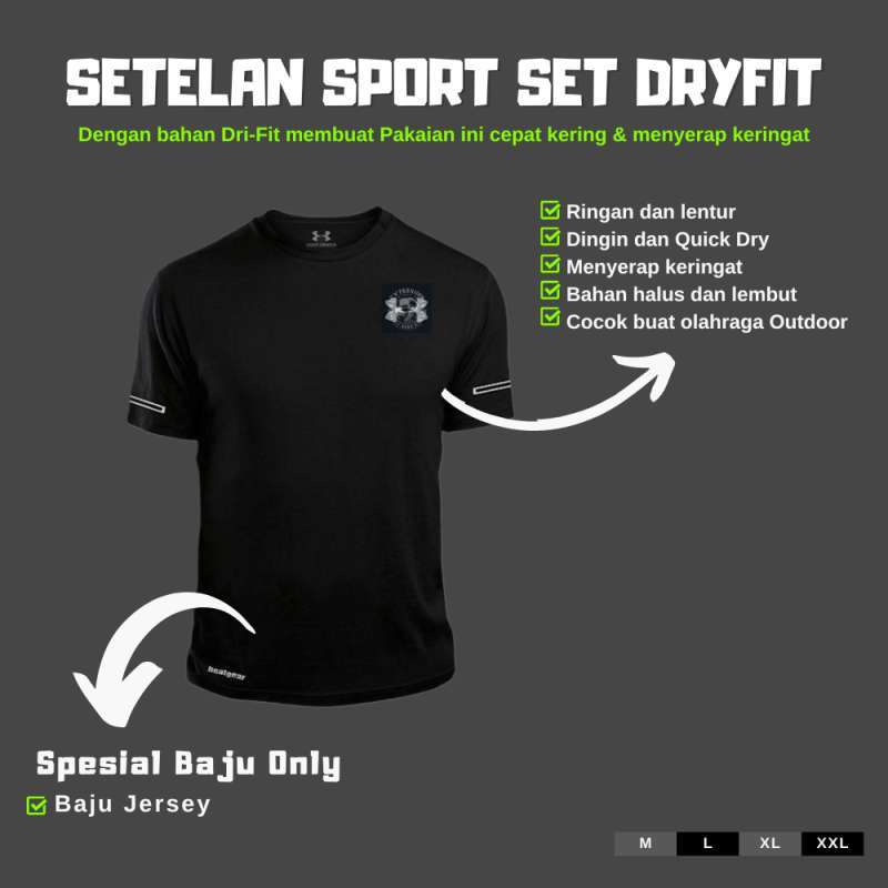 Promo Murah Lengkap Baju Dan Celana Baju Badminton Dewasa Jersey ...