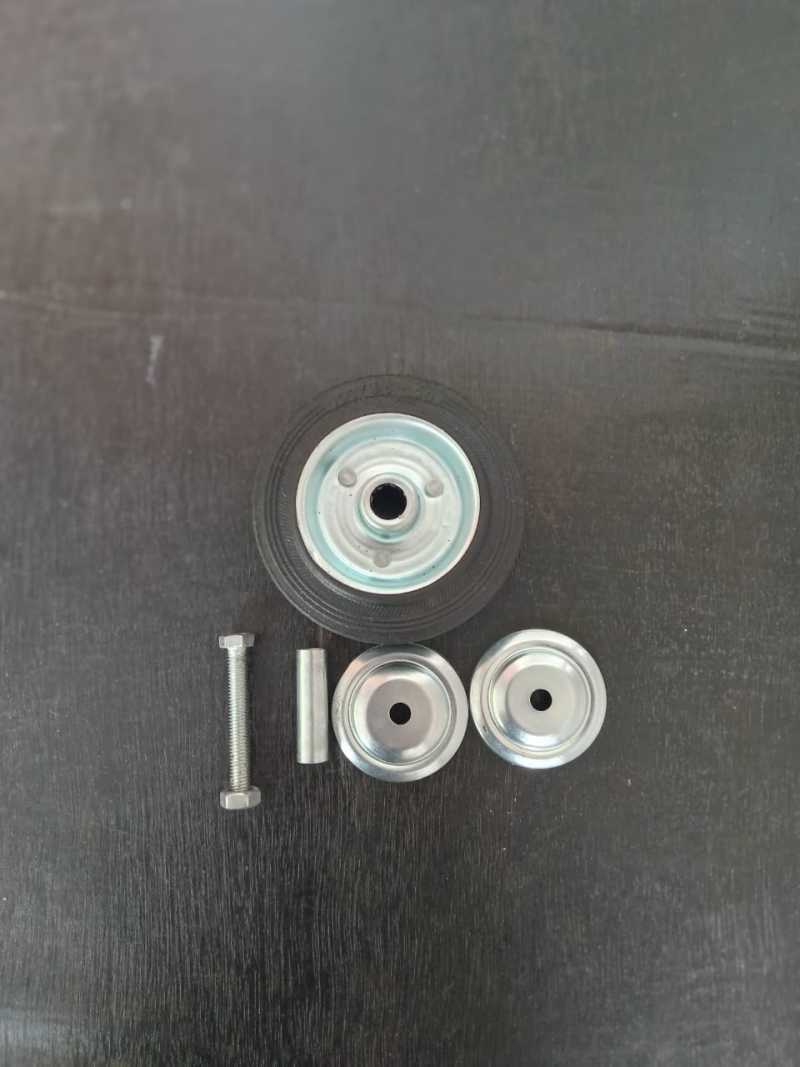 Jual Roda Only 4 Inchi Lengkap Bushing, Tutup Plus Mur Baut di Seller ...