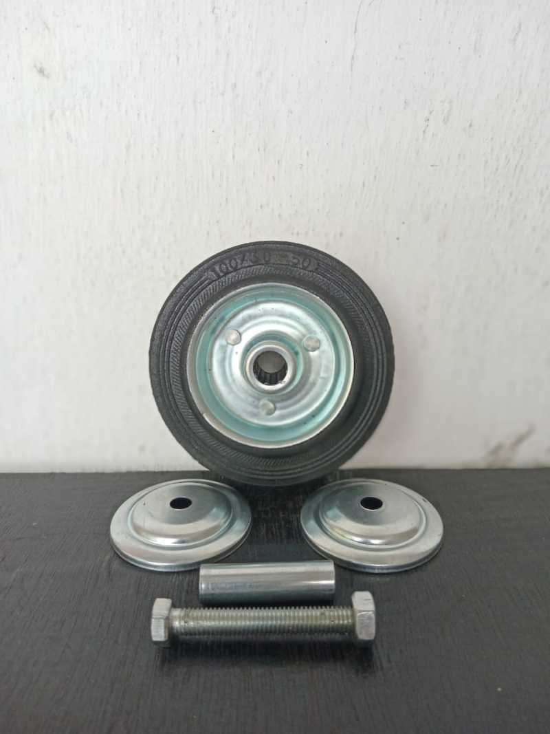 Jual Roda Only 4 Inchi Lengkap Bushing, Tutup Plus Mur Baut di Seller ...