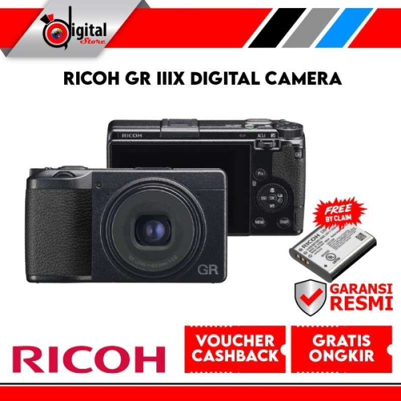 Jual Terbaru Ricoh Gr Iiix / Gr Iii X / Griiix Ricoh Gr3X - Black ...