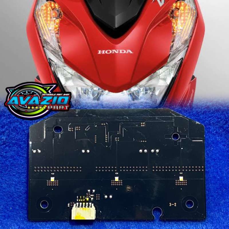 Promo pcb papan lampu LED depan beat deluxe beat led beat street led ...