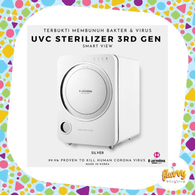 Promo Haenim UV LED Sterilizer 3G+ Smart View | Gen 3 Plus | Generation 3 - Silver Multicolor ...