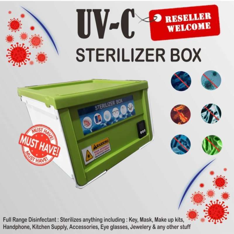 Promo Box Sterilisasi UV-C TIMER OTOMATIS / Alat Steril UV-C / Kotak Steril Diskon 24% di Seller ...