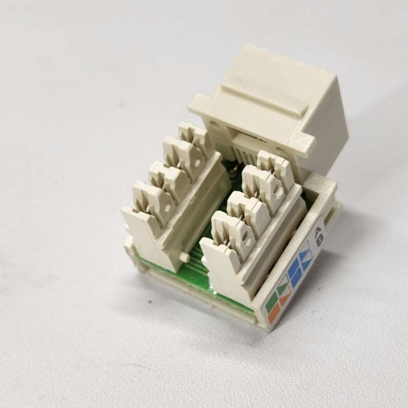 Promo Faceplate Modular Jack RJ45 Single / Face Plate Lan RJ45 ...