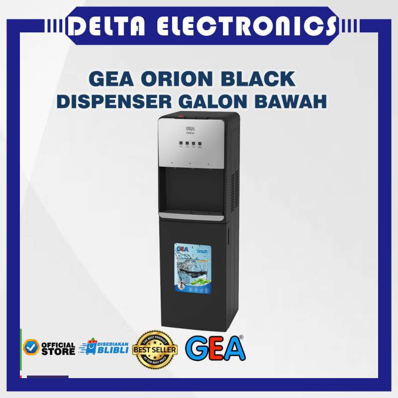 Jual GEA Orion Black Dispenser Galon Bawah di Seller DELTA ELECTRONICS ...