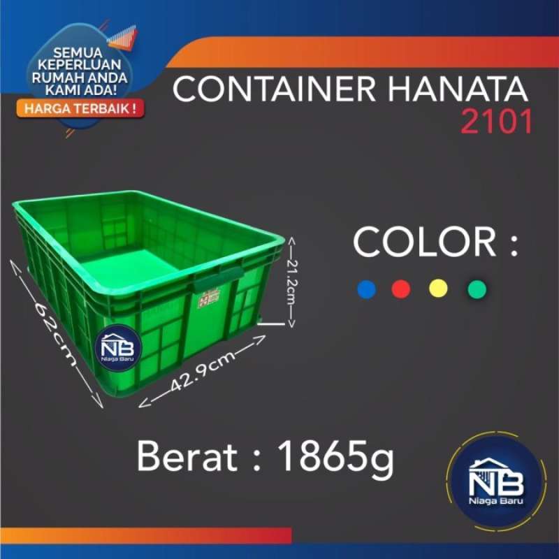 Promo BOX CONTAINER HANATA 2101 KHUSUS BOGOR DAN GOJEK Diskon 33% di ...