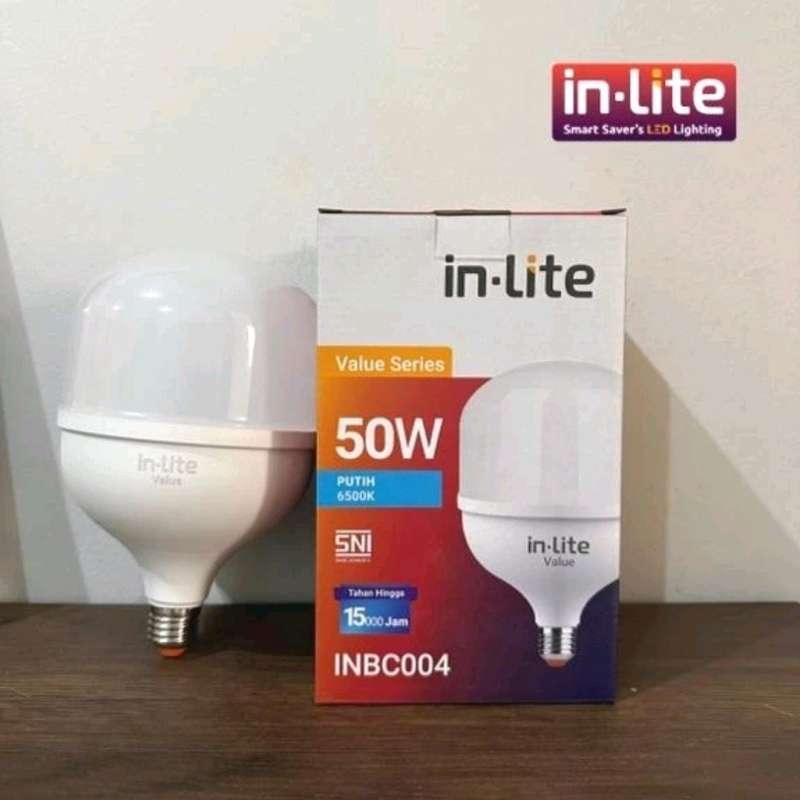 Jual Lampu Led Kapsul 50 W Watt Inlite Capsule Inbc004 Putih Di Seller Utama Jaya Elektrik ...