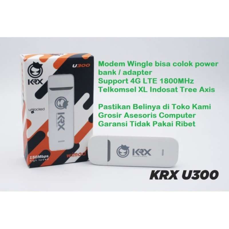Promo Mifi Modem Wifi 4g Lte Unlock All Operator Krx U300 Wimod 150mbps ...