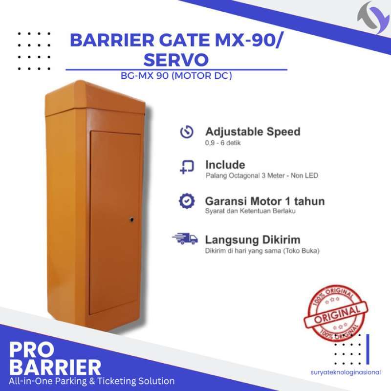 Jual Palang Parkir - Barrier Gate Servo Palang Otomatis Servo Motor Mx 90 Di Seller Pro Barrier ...