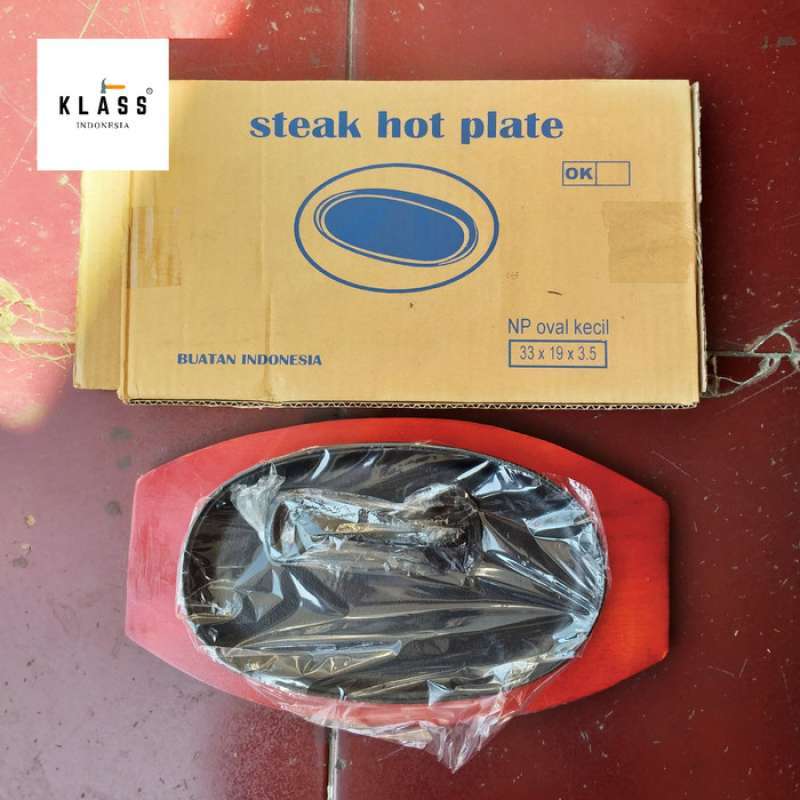 Promo Hot Plate Steak OVAL KECIL, Piring Steak Merk SUNRISE BER-SNI ...