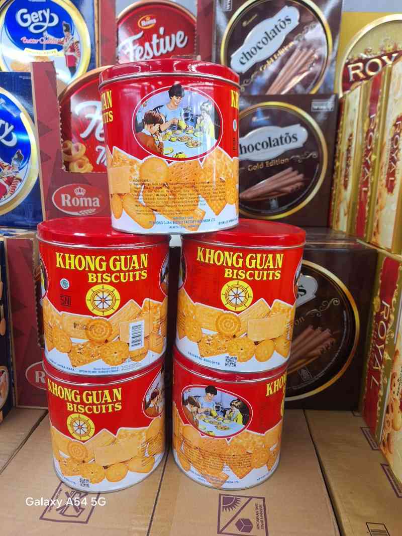 Jual Cod / Khong guan biskuit 650 gram 1 kaleng dan 1 dus isi 6 pcs ...