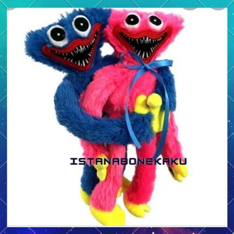 Promo Boneka Huggy Wuggy ( Hagi Wagi ) 40 cm Stuffed Plus Game Poppy ...