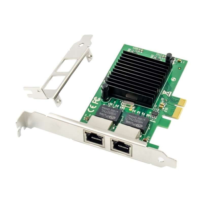 Promo Lan Card Intel 1000 Dual 2 Port Gigabit Pci Express Pcie X1 82576 Diskon 9% Di Seller ...