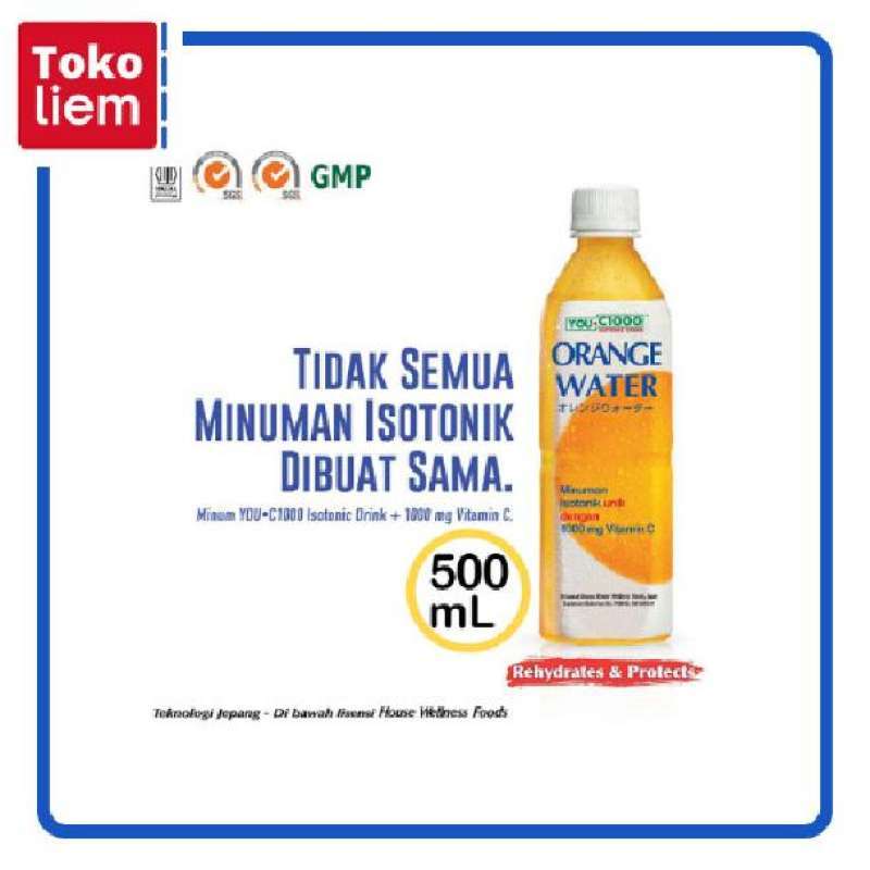 Jual You C1000 Isotonic Drink Orange Water 500ml Di Seller Toko Liem ...