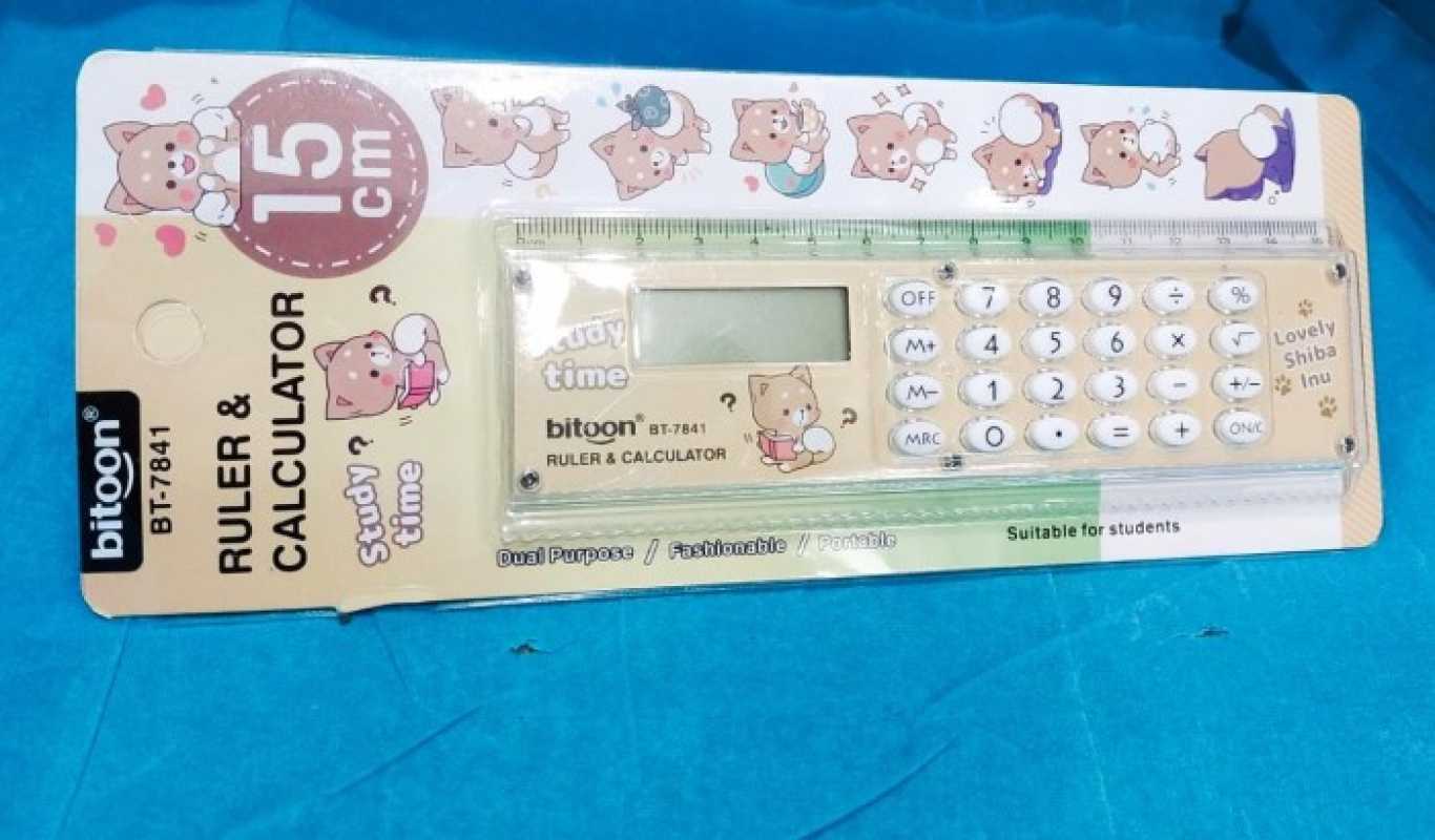 Jual Kalkulator Penggaris Mini 8 Digit Kalkukator Anak Multifungsi ...
