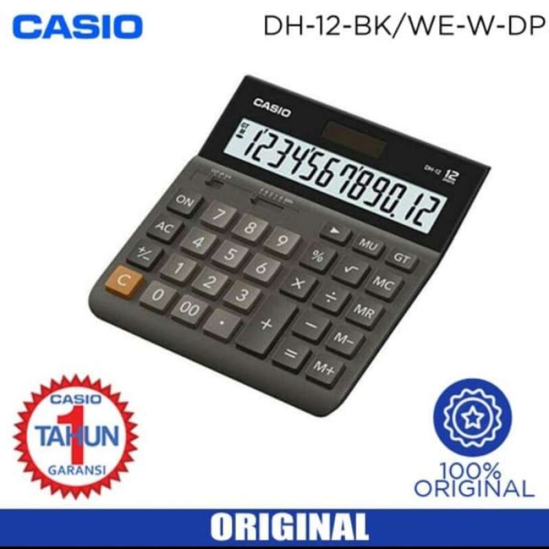 Jual Calculator Kalkulator Casio DH-12-Bk Original di Seller smart ...