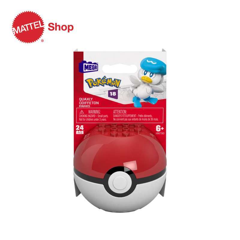 Promo Mega Construx Pokemon Quaxly Coiffeton - Mainan Action Figure ...