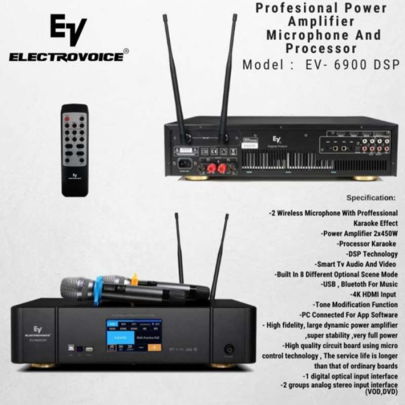 Promo Power Amplifer Electro Voice Ev 6900 Dsp. Diskon 50% Di Seller Seaesaw - Meruya Utara ...