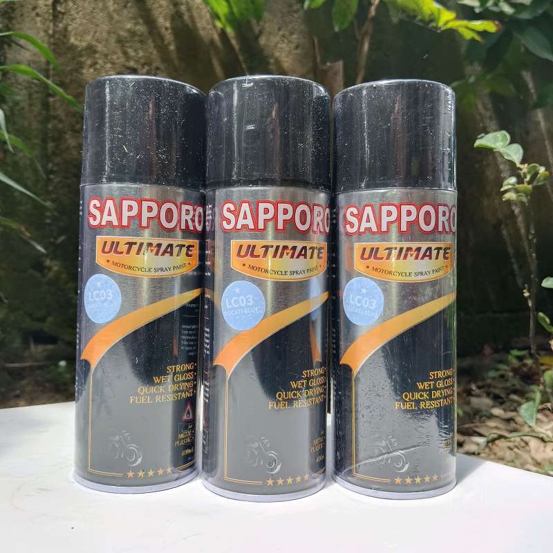 Jual pilok pylox cat semprot Sapporo ultimate lc03 ducati blue 400ml di ...