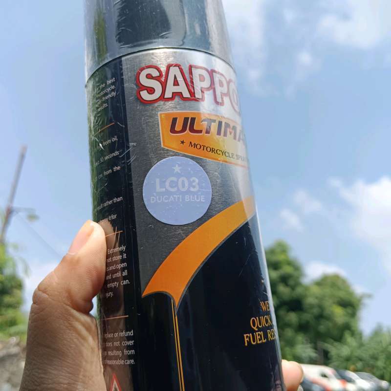 Jual pilok pylox cat semprot Sapporo ultimate lc03 ducati blue 400ml di ...
