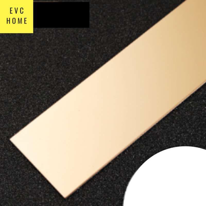 Promo EVCHOME LIS PLAT STRIP MIRROR/ LIS STAINLESS STEEL 1.5/2.5 CM X ...