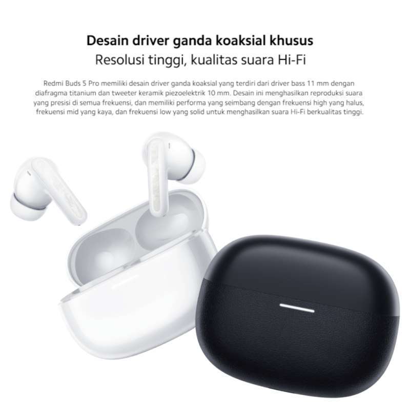 Jual Xiaomi Redmi Buds 5 Pro TWS True Wireless Earbuds Headset ANC di ...