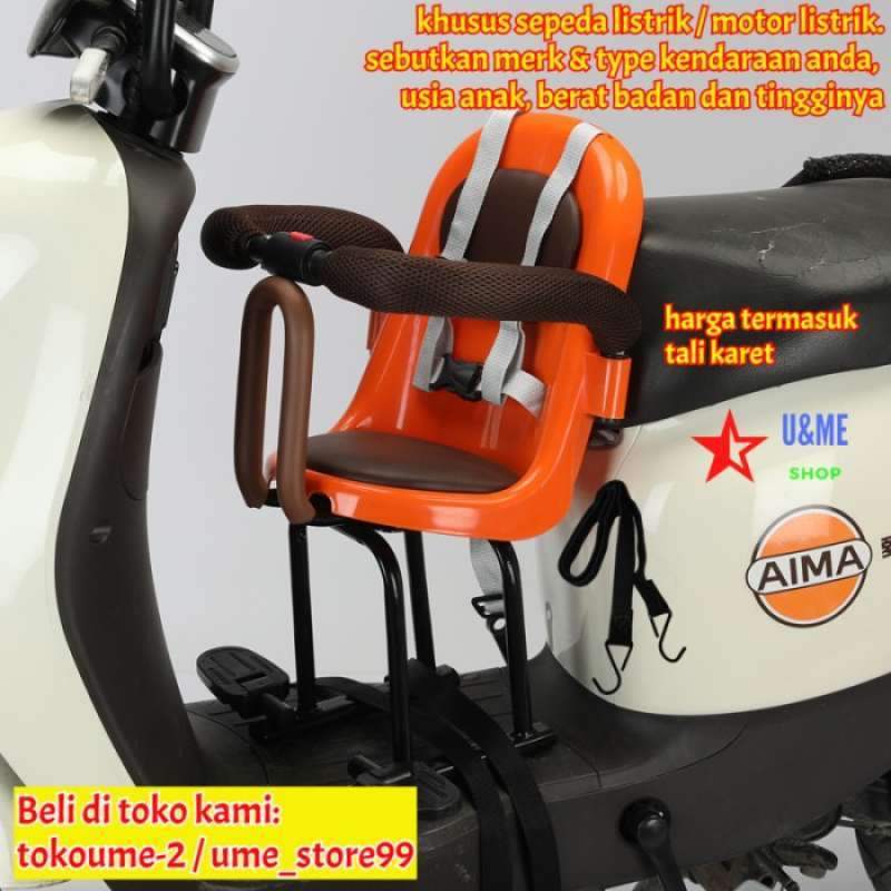 Promo Baru Kursi Anak Bonceng Depan Motor Matic Motor Listrik Sepeda ...