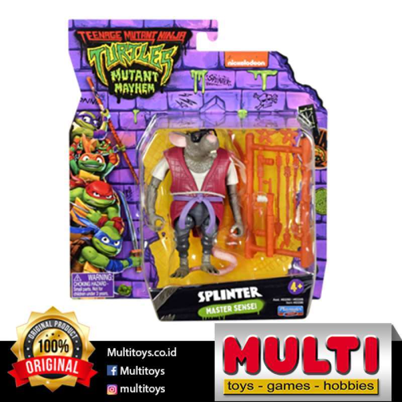 Jual TEENAGE MUTANT NINJA TURTLES SPLINTER MASTER SENSEI BASIC 83286 di ...
