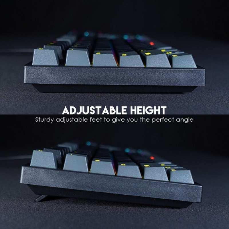 Jual Keyboard Mechanical Fantech ATOM TKL MK876 Red Switch di Seller ...