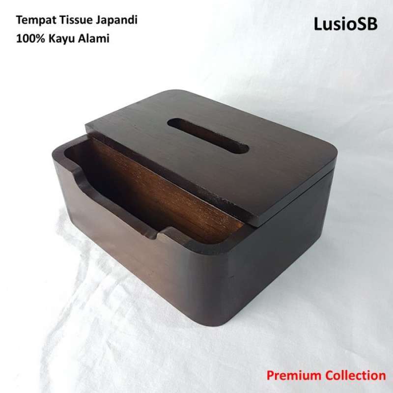 Promo Kotak Tisu Kayu Jati LusioSB Kotak Tissue JAPANDI Wooden Tissue ...