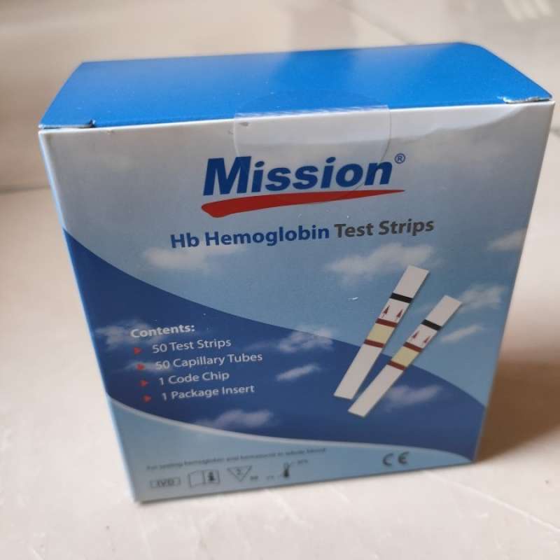 Promo Strip Hb Mission / Hb mission strip isi 50 test strip Diskon 33% ...