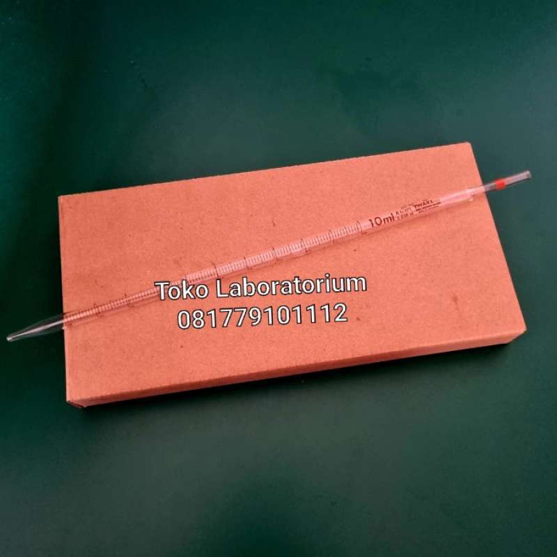 Promo measuring pipet 10 ml iwaki pyrex / pipet ukur Diskon 33% di ...