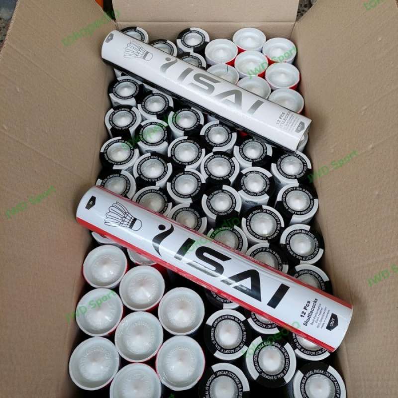 Promo Shuttlecock Isai Hitam Black Original | Kok Badminton Bulutangkis ...