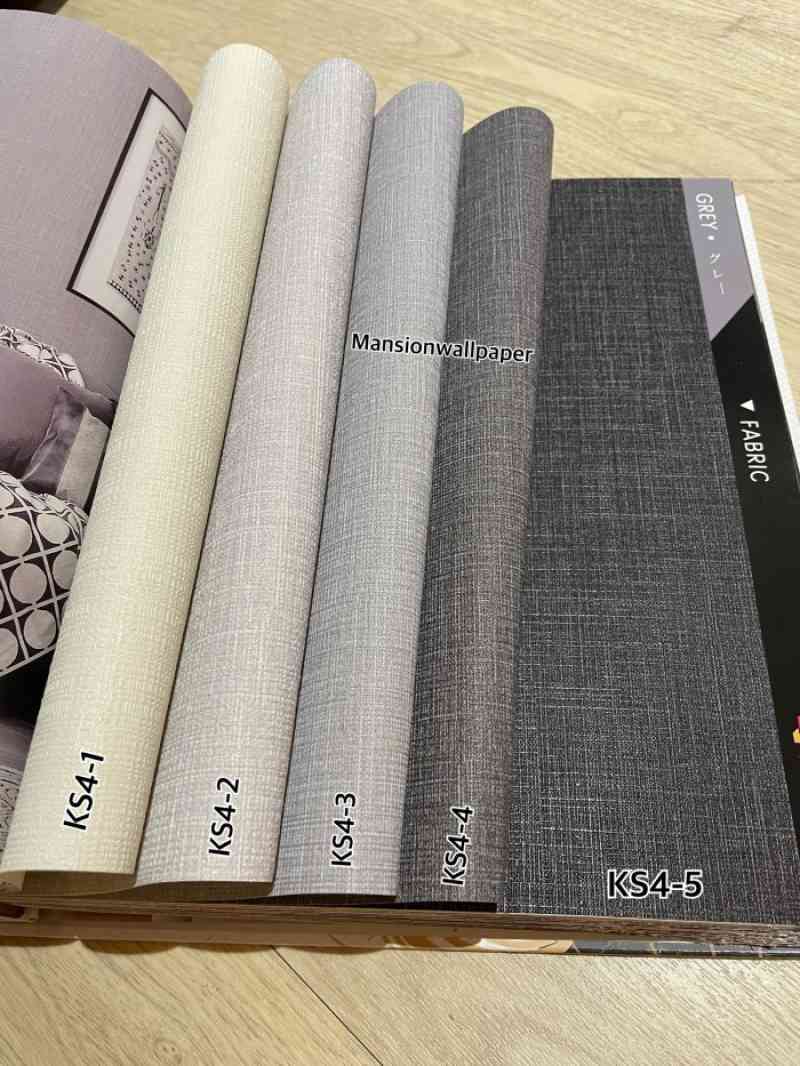 Jual Wallpaper Dinding Polos Abu Muda Abu Tua Tekstur Kain Linen ...