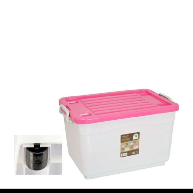 Promo BOX CONTAINER 50 LITER GREEN LEAF 7880 SIERR LEBIH TEBAL DAN KUAT ...