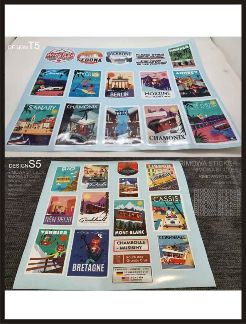 Promo Sticker Koper Rimowa Negara Diskon 27% Di Seller Aman Shop ...