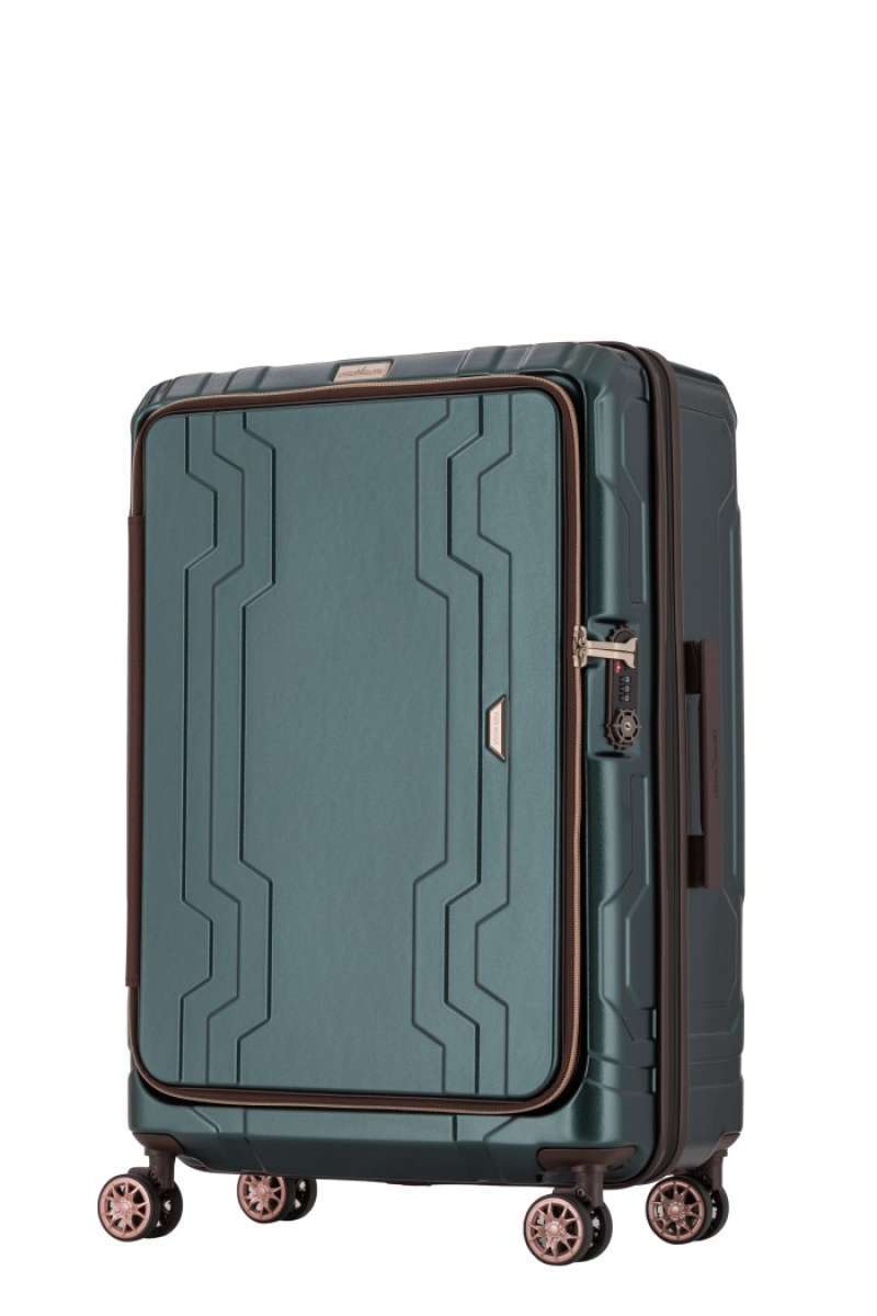 Promo Legend Walker Blue Whale 24 Inch Koper Luggage Front Open ...