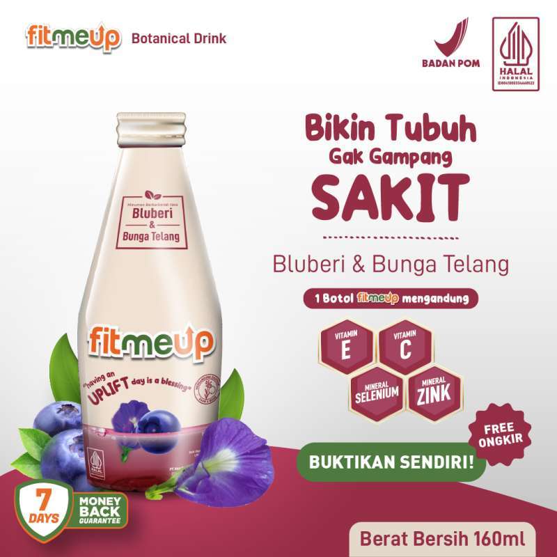 Promo Fitmeup Botanical Drink Variant Uplift - Kombinasi Bluberi ...