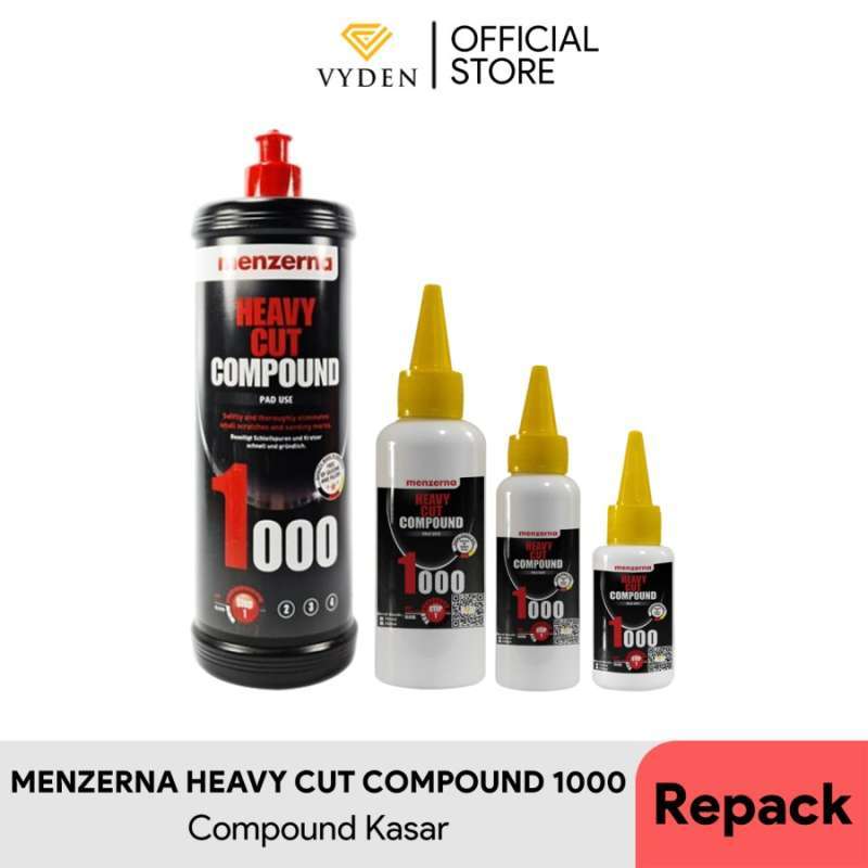 Jual MENZERNA Heavy Cut Compound 1000 Kompon Kasar Hemat Kumpon Murah ...