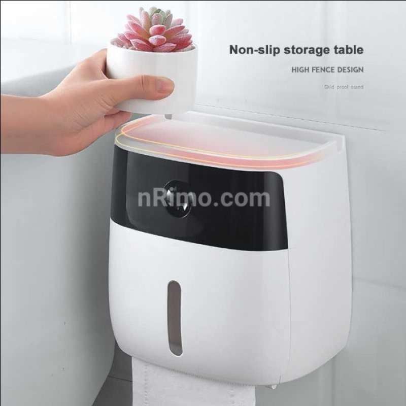 Promo Kotak Tempat Tissue Gulung Toilet Dapur Roll Box Dispenser Tisu ...