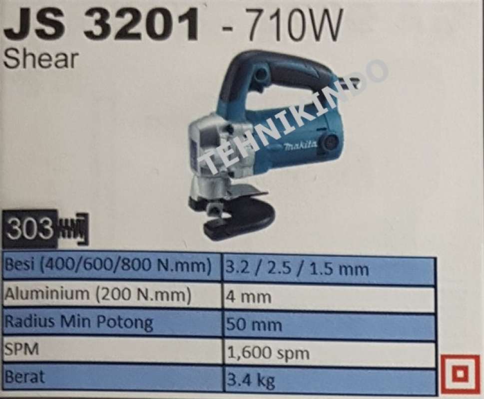 Promo MESIN POTONG PLAT BESI / ALUMINIUM MAKITA TYPE JS 3201 Diskon 23% di Seller Rabatan Store ...
