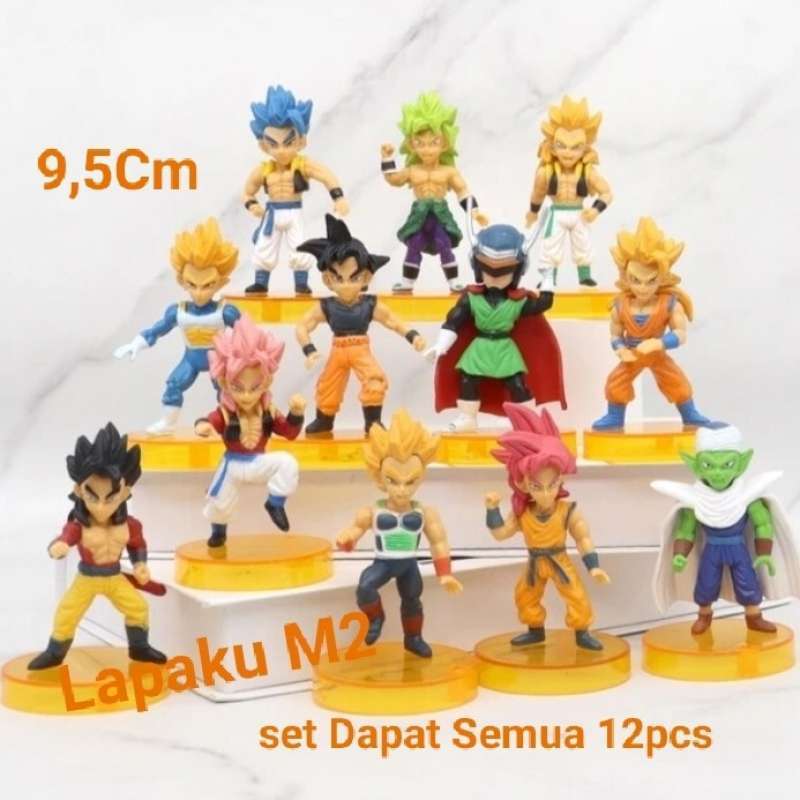 Promo Dragon ball Chibi Figure set-Mainan Pajangan Topper cake - Set ...