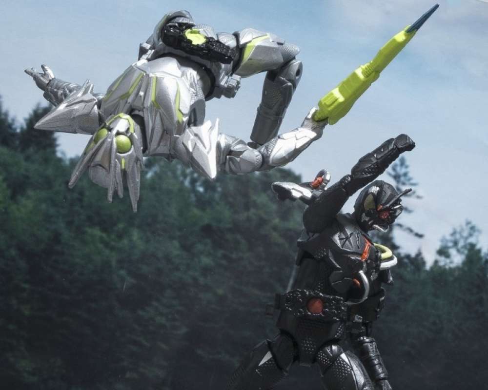 Promo SHODO-O Outsider Kamen Rider 9 [Zero-One] Ark Zero & Thouser SET ...